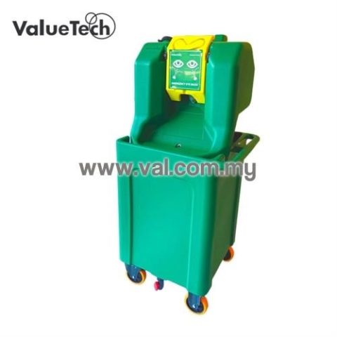 16 Gallon Mobile Portable Emergency Eyewash Station - Value Tech